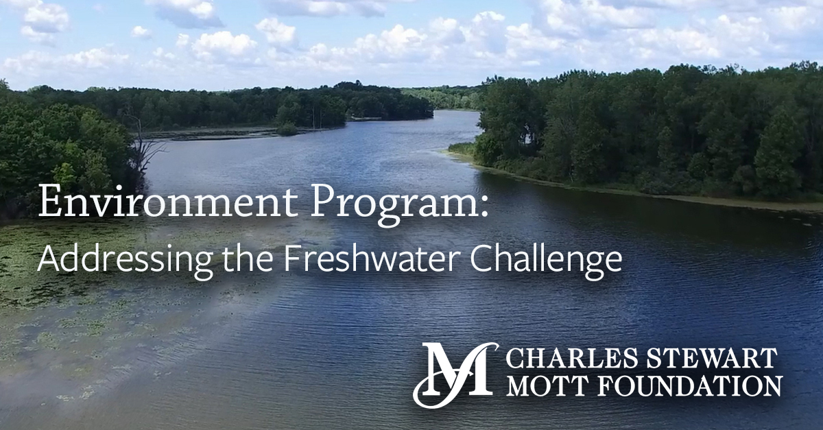 University of Michigan, Outreach to New Freshwater Constituencies ...